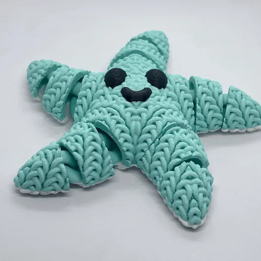 knitted starfish pattern