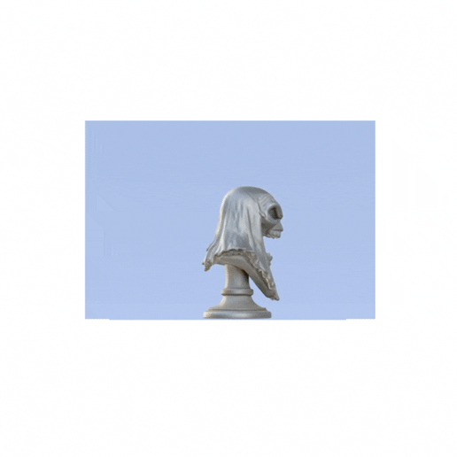 Файл STL Scary Ghost Bust - 3D Printable Horror Decor Statue 👻 ・3D ...