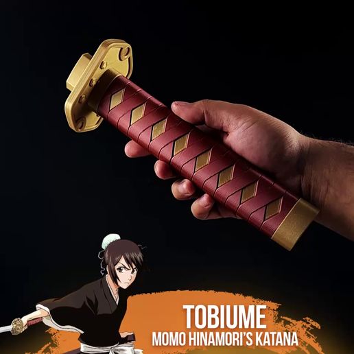 🗡️ Tobiume - Katana de Momo Hinamori - Bleach・Archivo 3D para Impresión ...