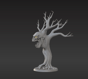 🌳 Gnarled Abyssal Tree - Menacing Fantasy Terrain Piece for Dioramas ...