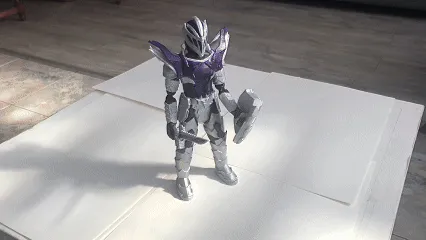 🦖 Articulated Model of Void Knight, Power Rangers Dino Fury・ STL File ...