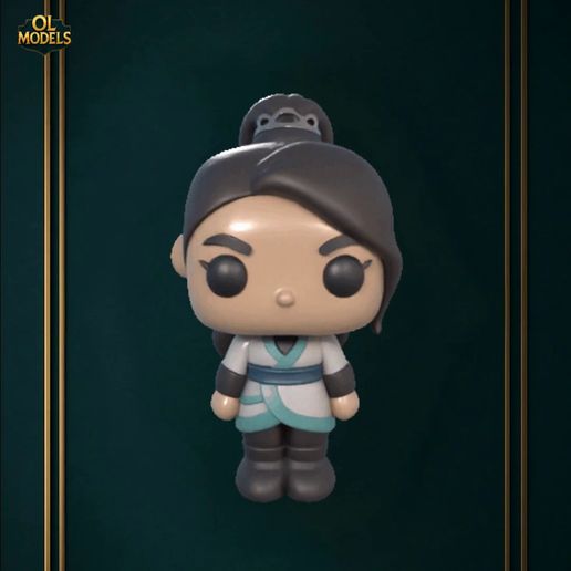 👾 Sage Mini Chibi Figure Valorant 3D Model・ STL File for 3D printing・Cults