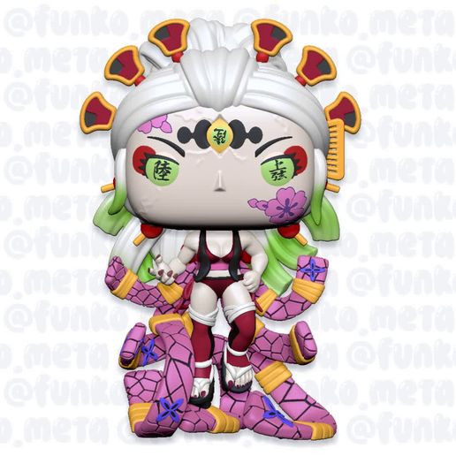 🌙 Demon Slayer Upper Moon 6 Daki funko POP fanart ~digital .stl files ...