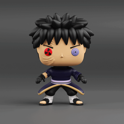 🐉 Obito Uchiha funko from Naruto shippuden・ STL File for 3D printing・Cults