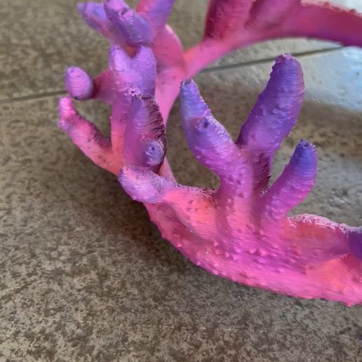 🪸 Coral Crown - Cosplay Accesory・ STL File for 3D printing・Cults