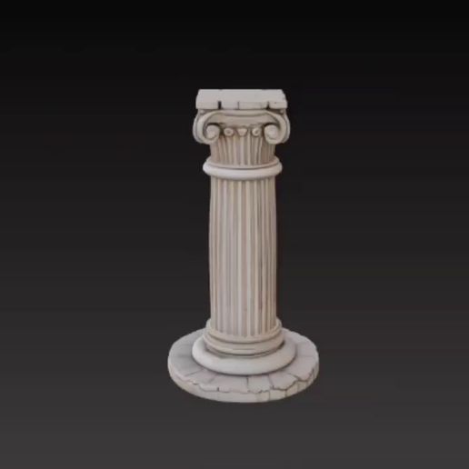 🏛️ Ancient Greek Column・ STL File for 3D printing・Cults
