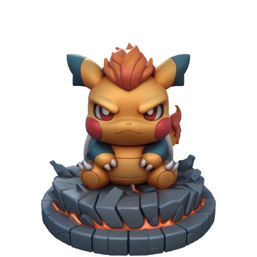 🦸 pikachu fusion statue・ STL File for 3D printing・Cults