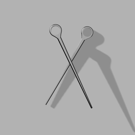 💇 Hair Pin – Simple Hexagonal Model・ STL File for 3D printing・Cults