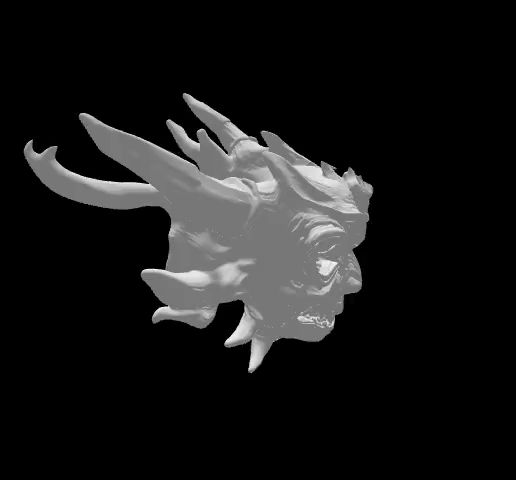 🔥 Fire and Ash Theme Mask・ STL File for 3D printing・Cults
