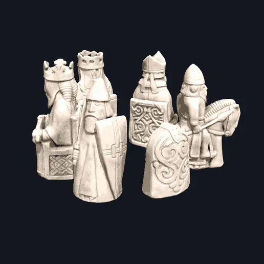 ♟️ Lewis Chess Set・ STL File for 3D printing・Cults