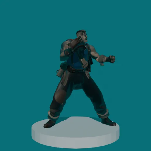 🎲 Deadlock Lash Figure・ STL File for 3D printing・Cults