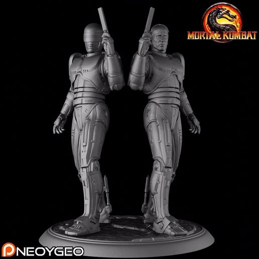 STL file ROBOCOP - MORTAL KOMBAT 🚬 ・3D print design to download・Cults