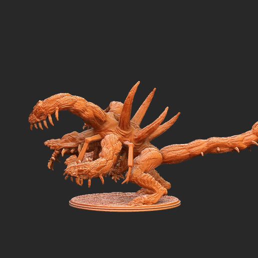 🐛 Centipede Demon Dark Souls Miniature STL・ STL File for ・Cults
