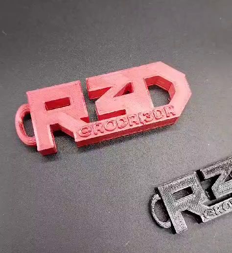 Free STL file R3D logo key ring 🔑 ・3D printer model to download・Cults