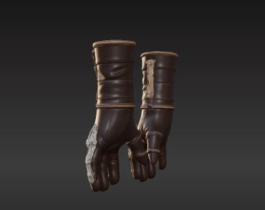 🤴 Weathered Prince's Gauntlet - Intricate Fantasy Armor for Collectors ...