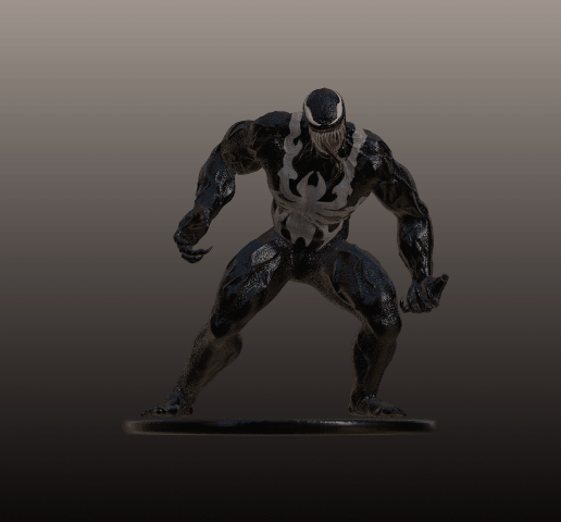 🕷️ Venom 3d model, spider man 2, Venom fun-sculpt 3d model, action ...