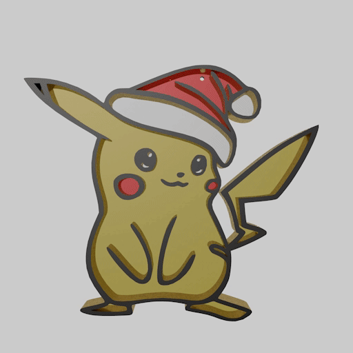 🎄 Christmas tree ornament - Pokémon Pikachu [Christmas Pokémon ...