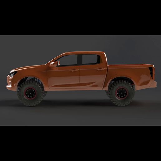 🚗 Isuzu D-Max 1/10・ STL File for 3D printing・Cults