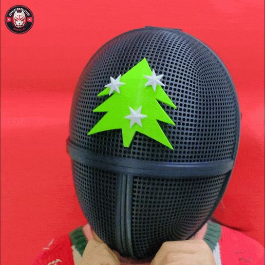 Archivo 3D Squid Game Soldier Mask - Merry Christmas Squidgame Cosplay ...
