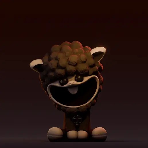 STL file Poppy playtime/ Baba Chops 🐑 ・Model to download and 3D print・Cults