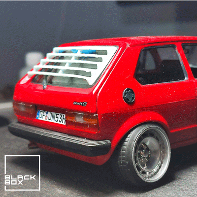 🏌️ GOLF MK1 Rear window Louver for REVELL FUJIMI 1-24th and 1-18th・ 3D ...