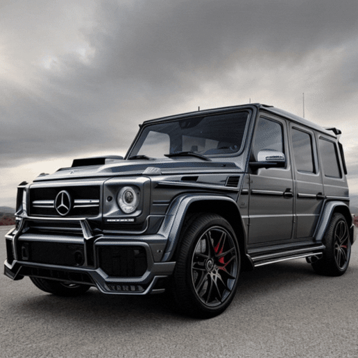 🚗 MERCEDES BENZ - G-CLASS G63 6.0 BITURBO 800 BRABUS・ STL File for 3D ...