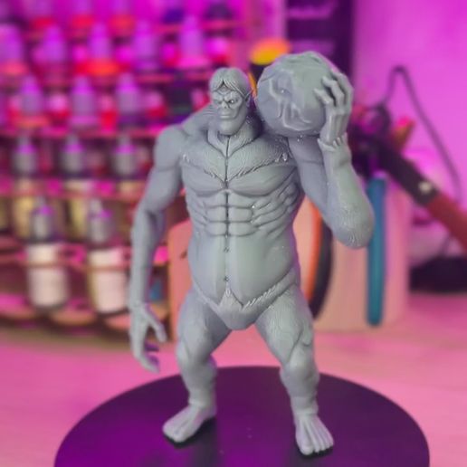 💬 Beast Titan Zeke - Attack on Titans・Archivo STL para Impresión 3D・Cults
