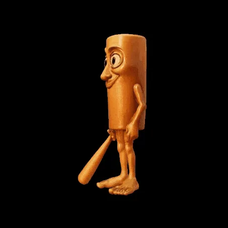 👾 Tung tung tung sahur・Free STL File for 3D printing・Cults