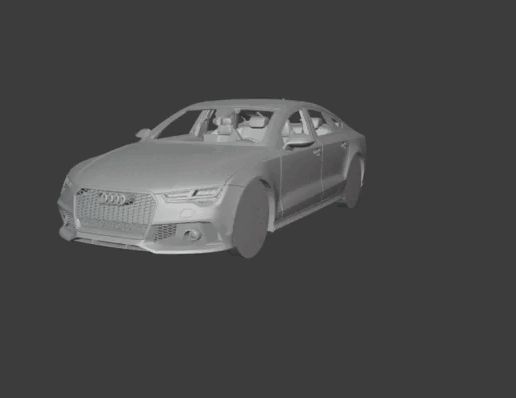 STL file AUDI RS7 🚗 ・3D printer model to download・Cults