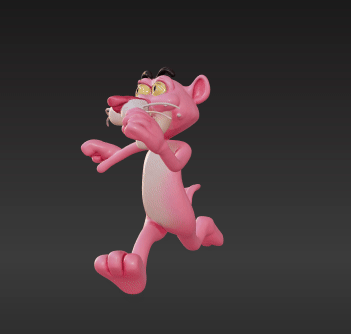 🥷 Iconic Pink Panther 3D Print – Stealth Walk Animation Style STL・ STL ...