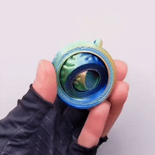 👌 Basic Gyroid Fidget Spinner Keychains・ 3D File for 3D printing・Cults