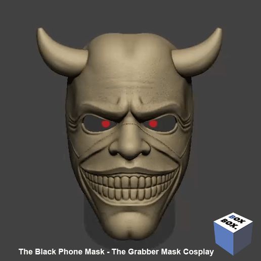 📞 The Black Phone Mask The Grabber Mask Cosplay・ 3D File for 3D ...