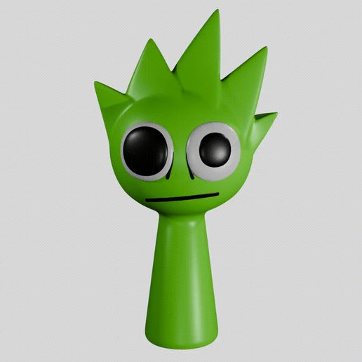Stl File Owakcx Sprunki Incredibox Lime Sprunki 3d Model Stl Fan Art 🎨 ・3d Printing Design To
