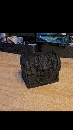 👹 MIMIC TREASURE CHEST DICE CASE OR NINTENDO SWITCH GAME CASE・Free STL ...