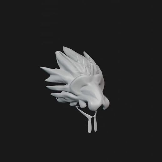 🎭 Tribal Avian Mask STL・ STL File for 3D printing・Cults