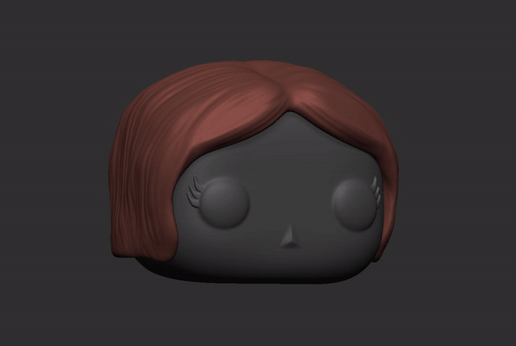 arquivo STL Funko hair - cabello 2 💇 ・modelo de impressão 3D para ...