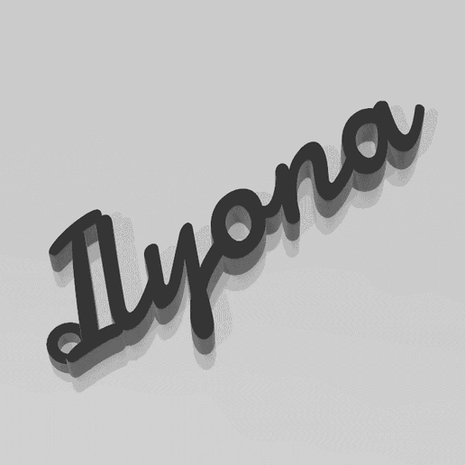 👩 Ilyona・ STL File for 3D printing・Cults