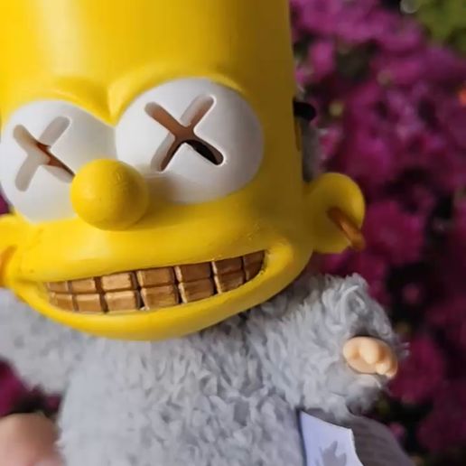 👾 Bart Simpson Mask for Labubu・ STL File for 3D printing・Cults