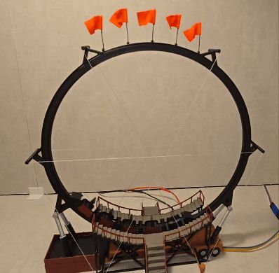 💍 3D Printable Ring of Fire Ride Model H0・ 3D File for 3D printing・Cults