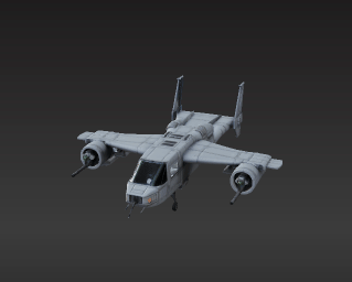 🚁 Futuristic VTOL Gunship - Radio-Controlled Sci-Fi Helicopter・ STL ...