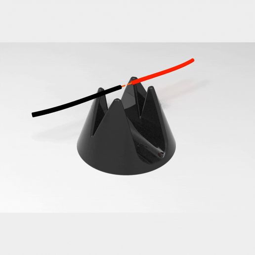 STL file Soldering Wires Holder 3D printable design 3D print model Desk ...