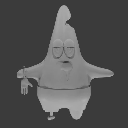 ⭐ Patrick Star Zombie (SpongBob Squarepants)・ STL File for 3D printing ...