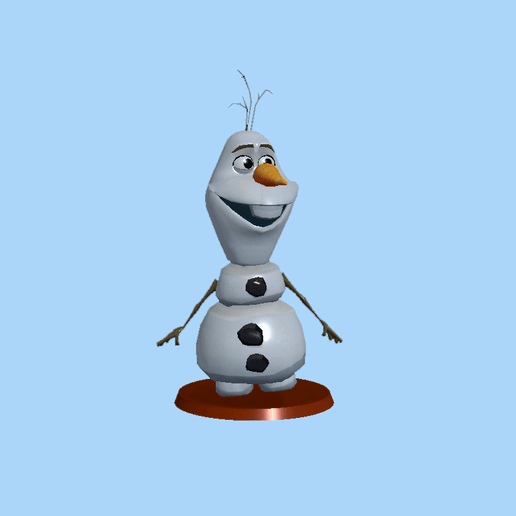 3D file Olaf 🏢 ・Template to download and 3D print・Cults