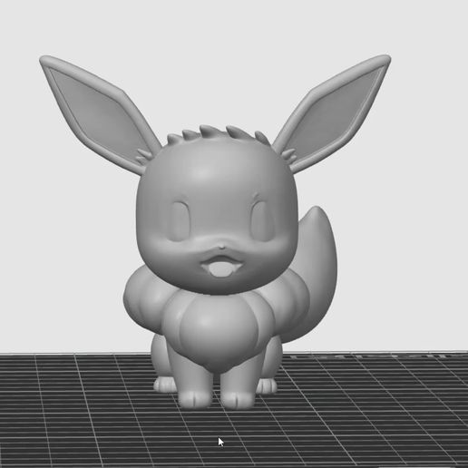 🎁 Chubby Eevee: Adorable Evolution Pokémon 3D Print Model・ STL File for ...