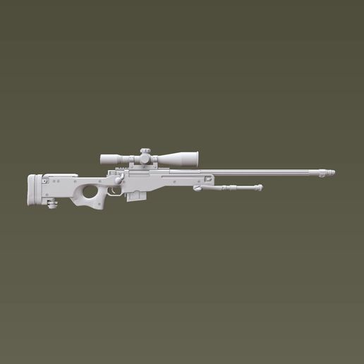 🔫 AWP Sniper Rifle RoZ・ STL File for 3D printing and CNC machining ...