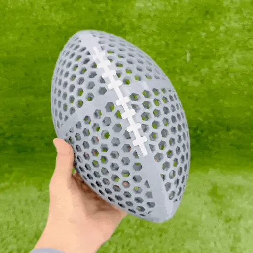 🏈 PRINT IN PLACE AIRLESS FOOTBALL BALL - AMERICAN FOOTBALL・Free STL ...
