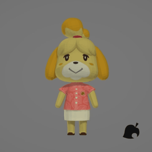 🆕 ANIMAL CROSSING ISABELLE・ STL File for 3D printing・Cults