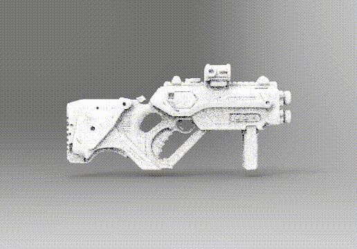 🦸 futuristic sci-fi bullpup assault rifle・ STL File for 3D printing・Cults