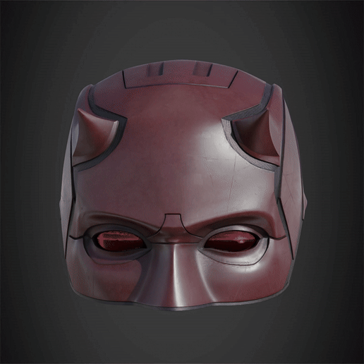 🎮 Daredevil Mask for Cosplay・ STL File for 3D printing・Cults