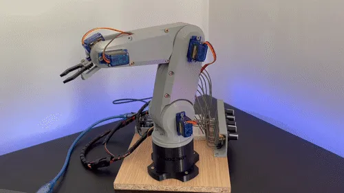 💪 Robotic Arm, 5-axis robotic arm, arduino・ STL File for ・Cults